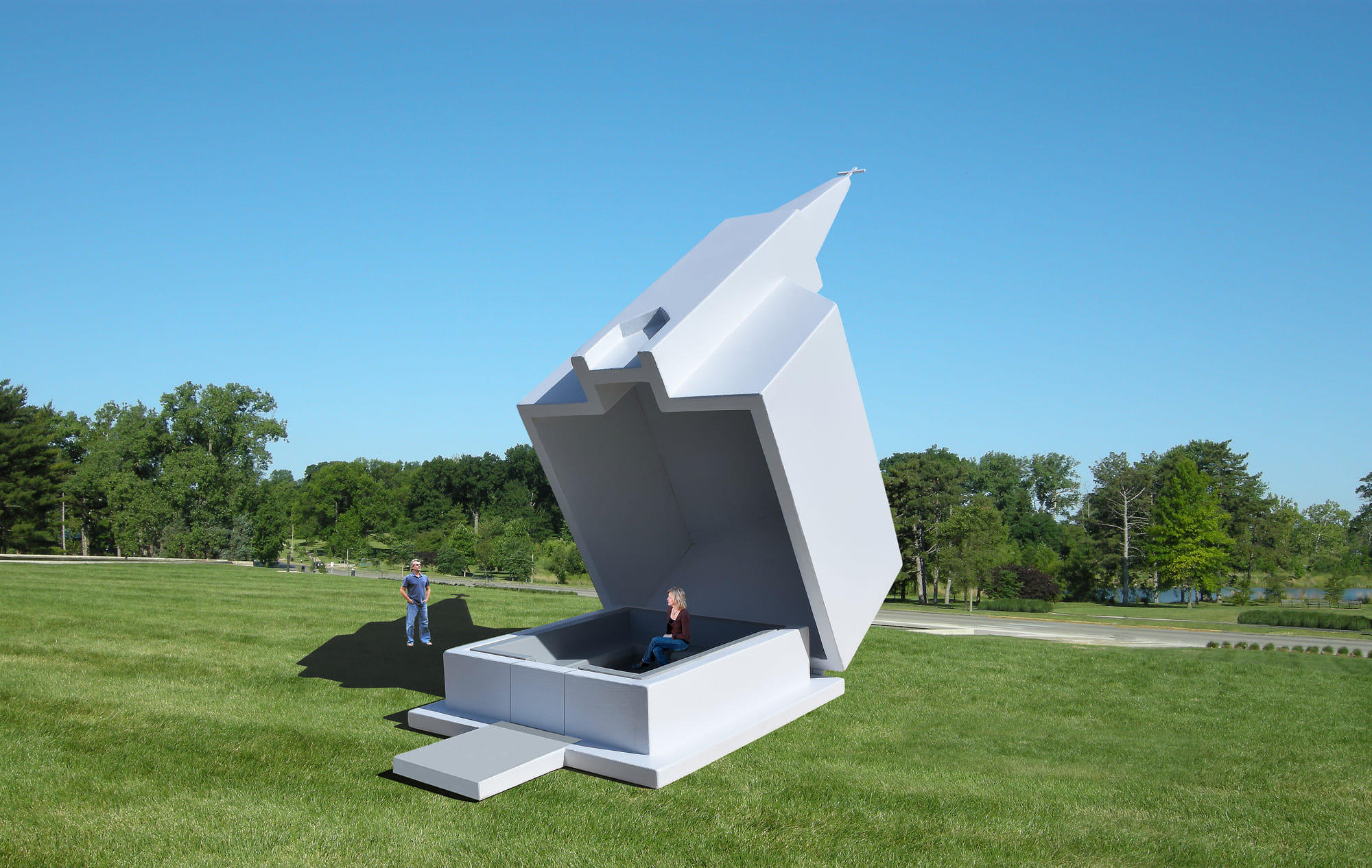 The Smart Church Pavilion, a public art structure | michael jantzen ...