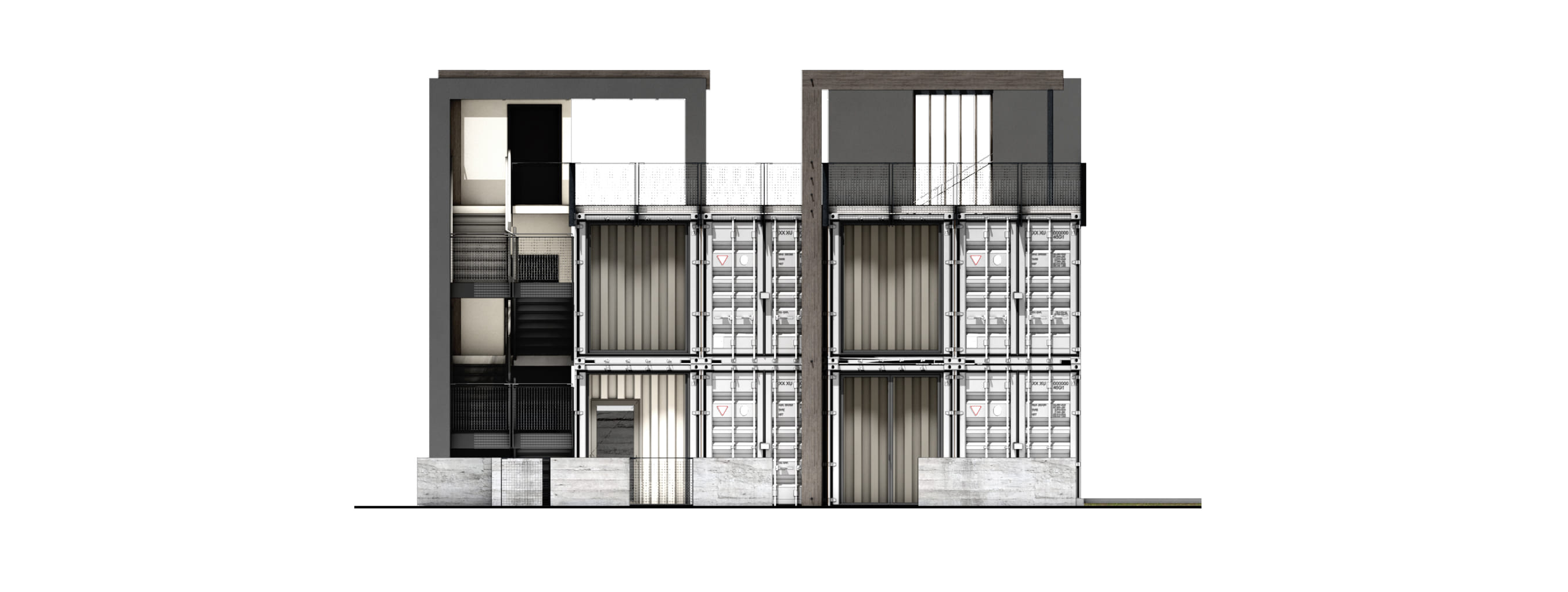Mixed-Use Commercial Shipping Container | AB design studio, inc ...