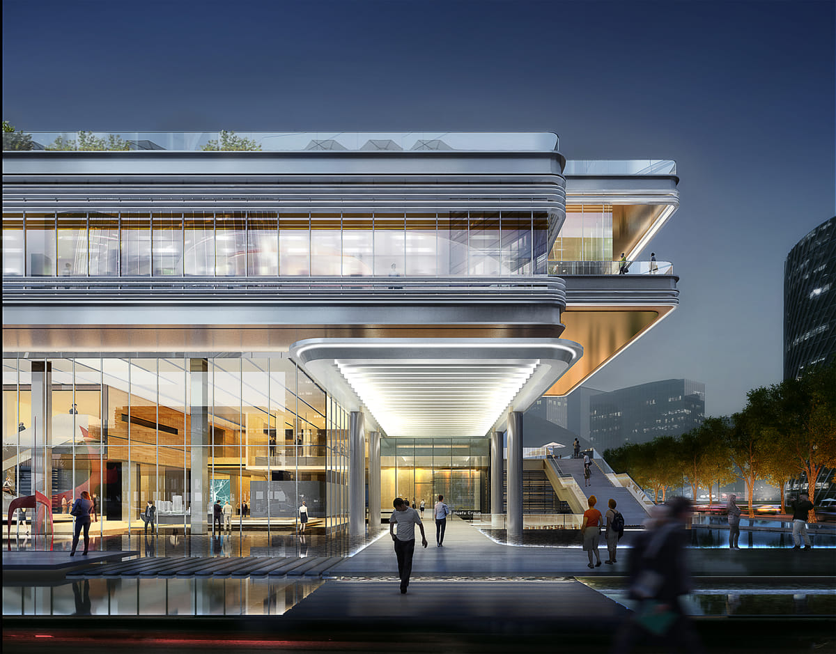 Huafa Shaoxing Community Center | Bryan Chow | Archinect