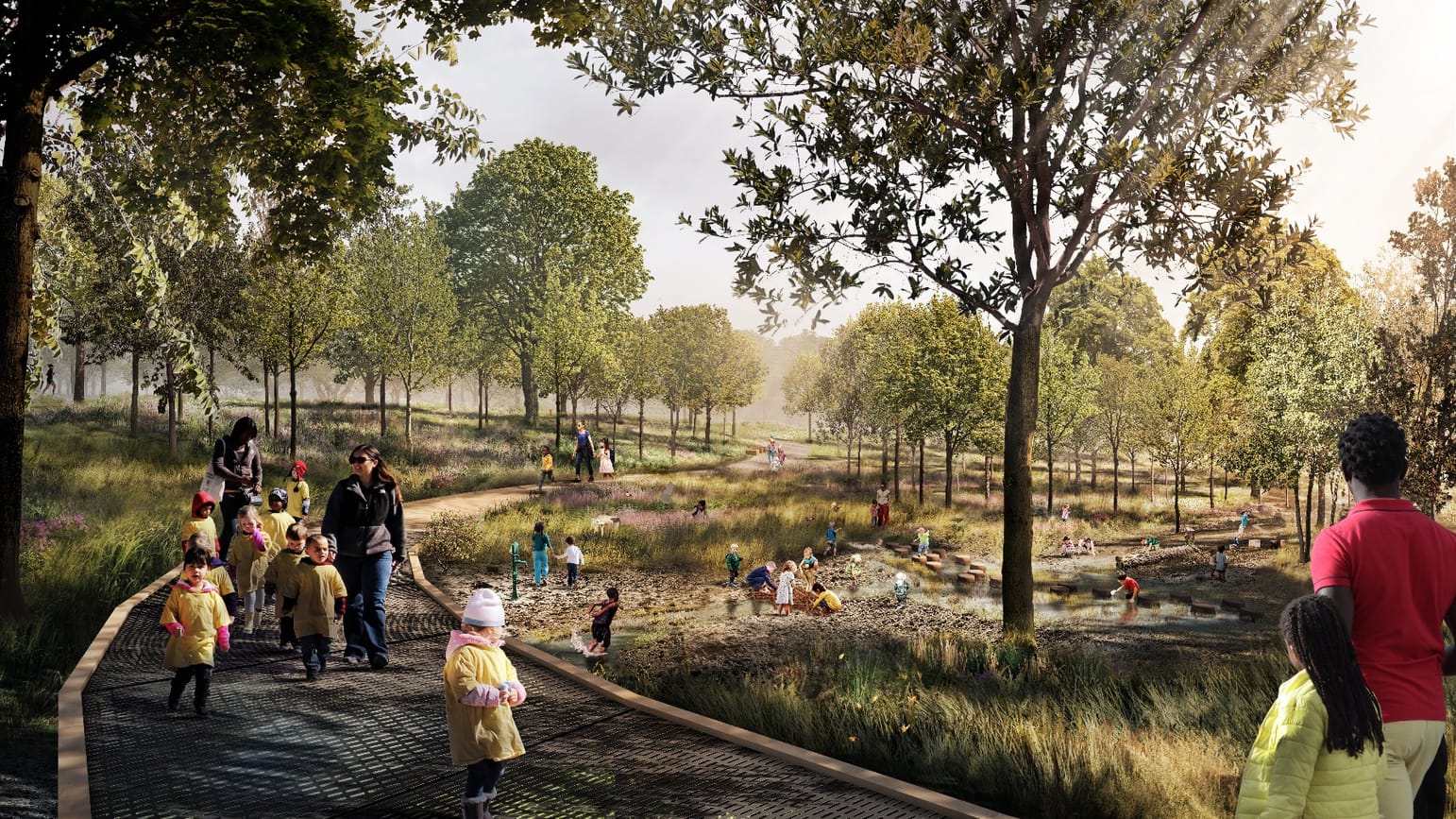 Interboro Partners, H3 Studio among designers of 17-acre “Nature ...