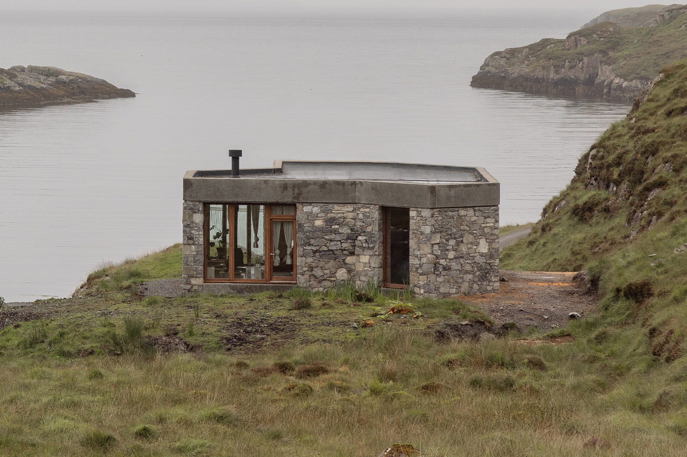 Stone-clad home in rugged Scottish landscape named RIBA House of the ...