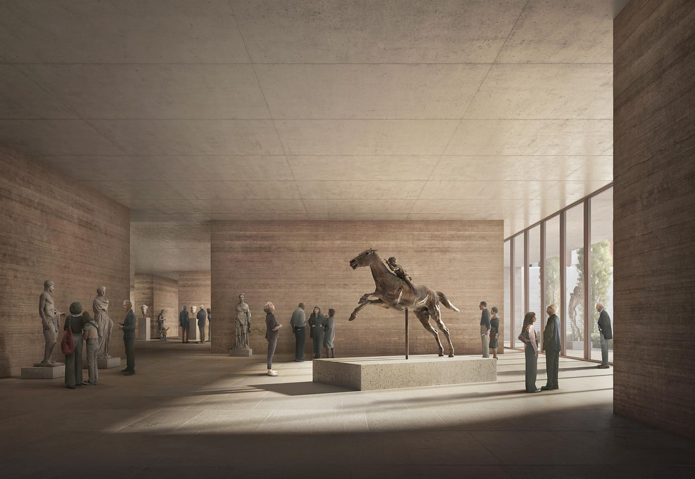 David Chipperfield wins competition for ‘subterranean’ extension to ...