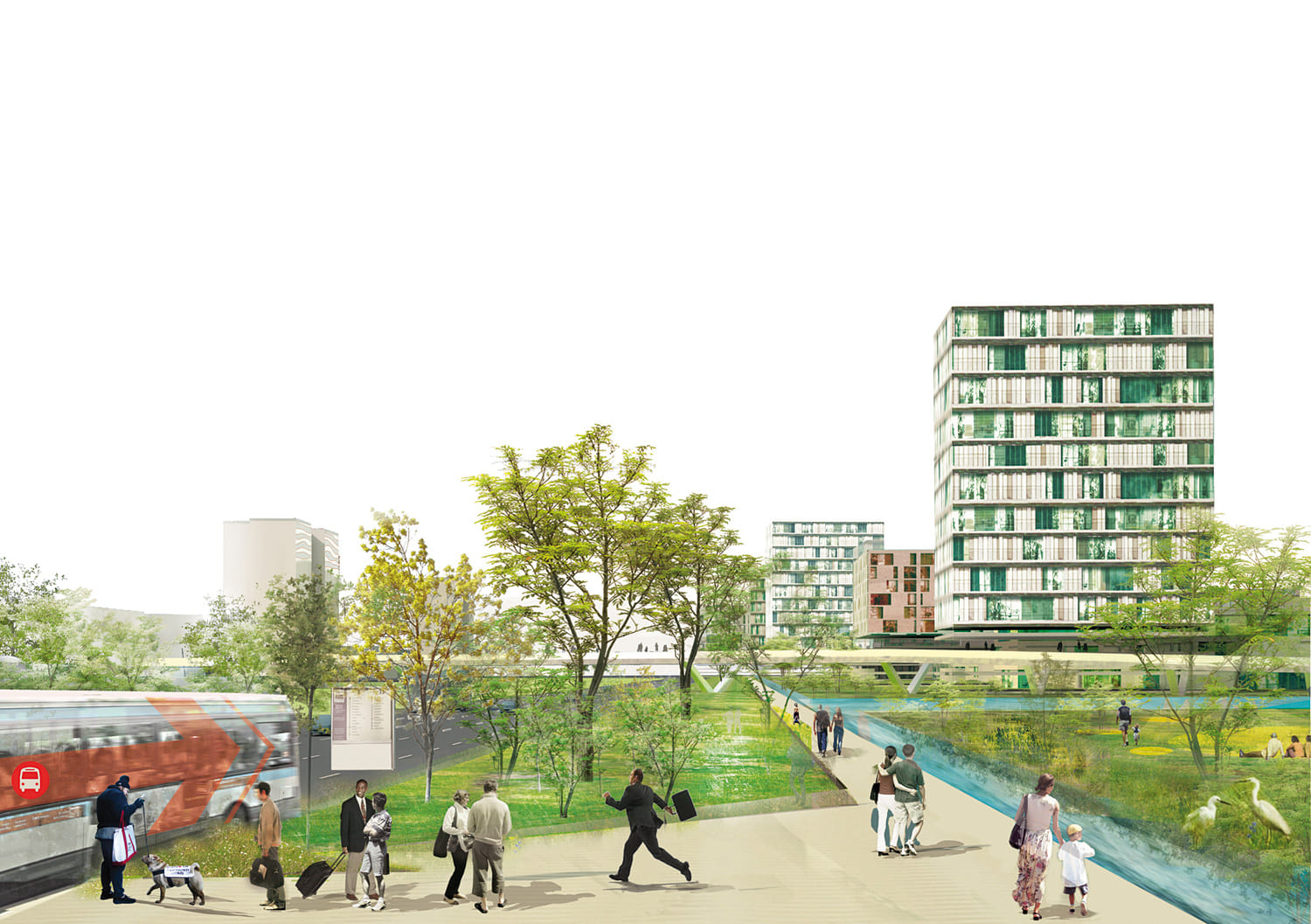 Mannheim's Connection by KH studio - 1st-prize entry for E12 Europe ...