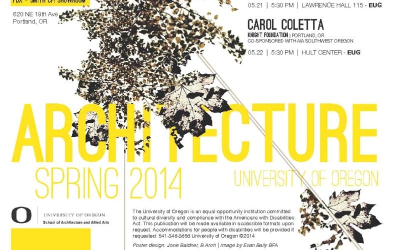 Get Lectured: University of Oregon, Spring '14 | News | Archinect