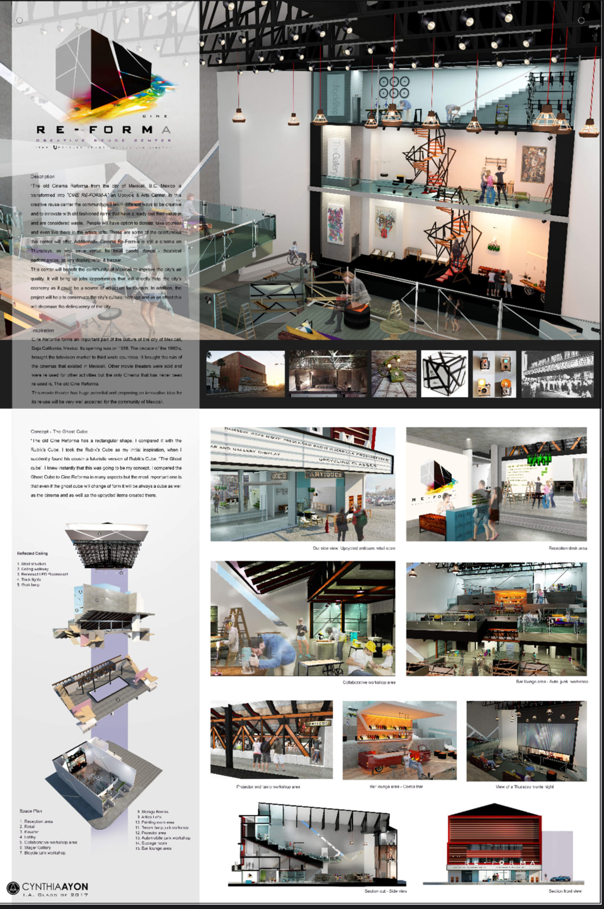 Cine Reforma | Cynthia Ayon | Archinect