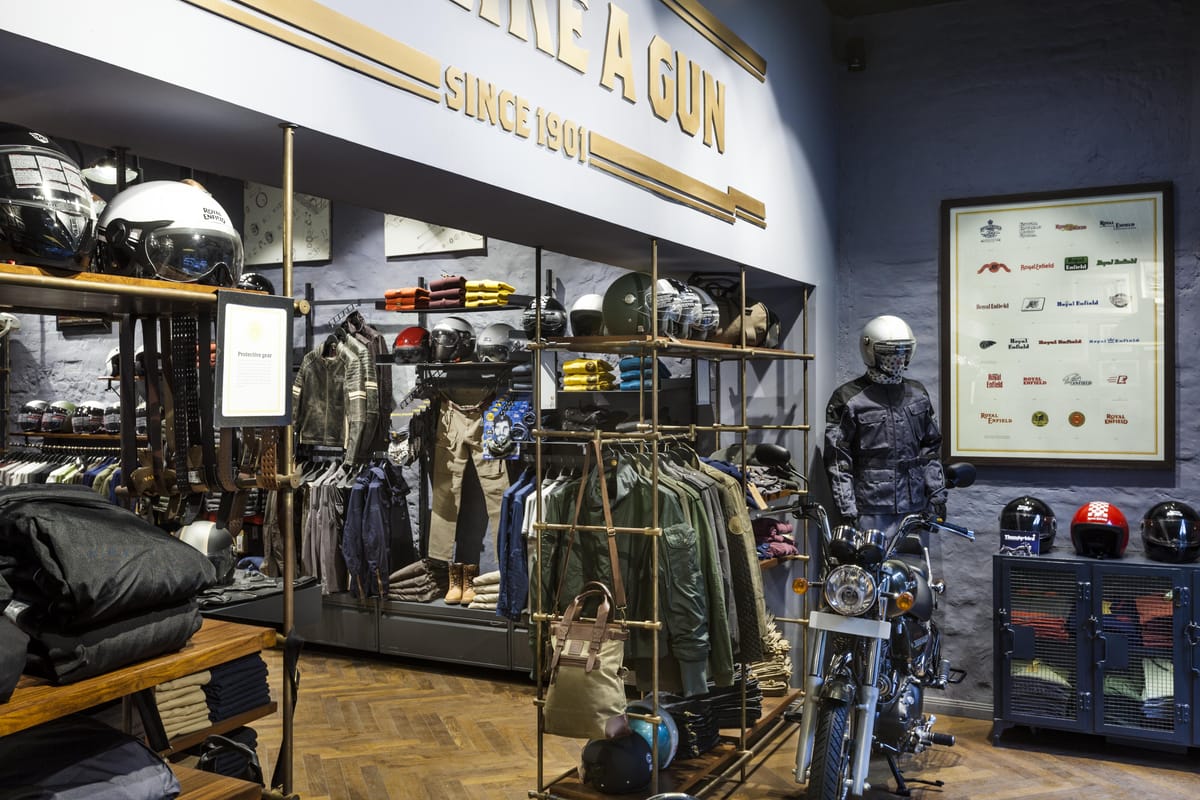 ROYAL ENFIELD STORE, KHAN MARKET | Studio Lotus | Archinect