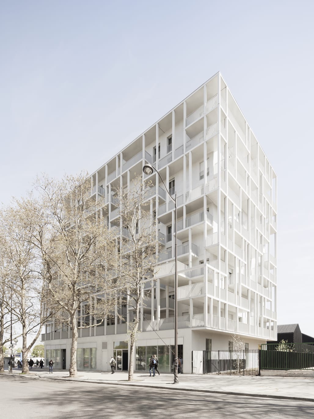 New social housing project in Paris features a balcony network design ...