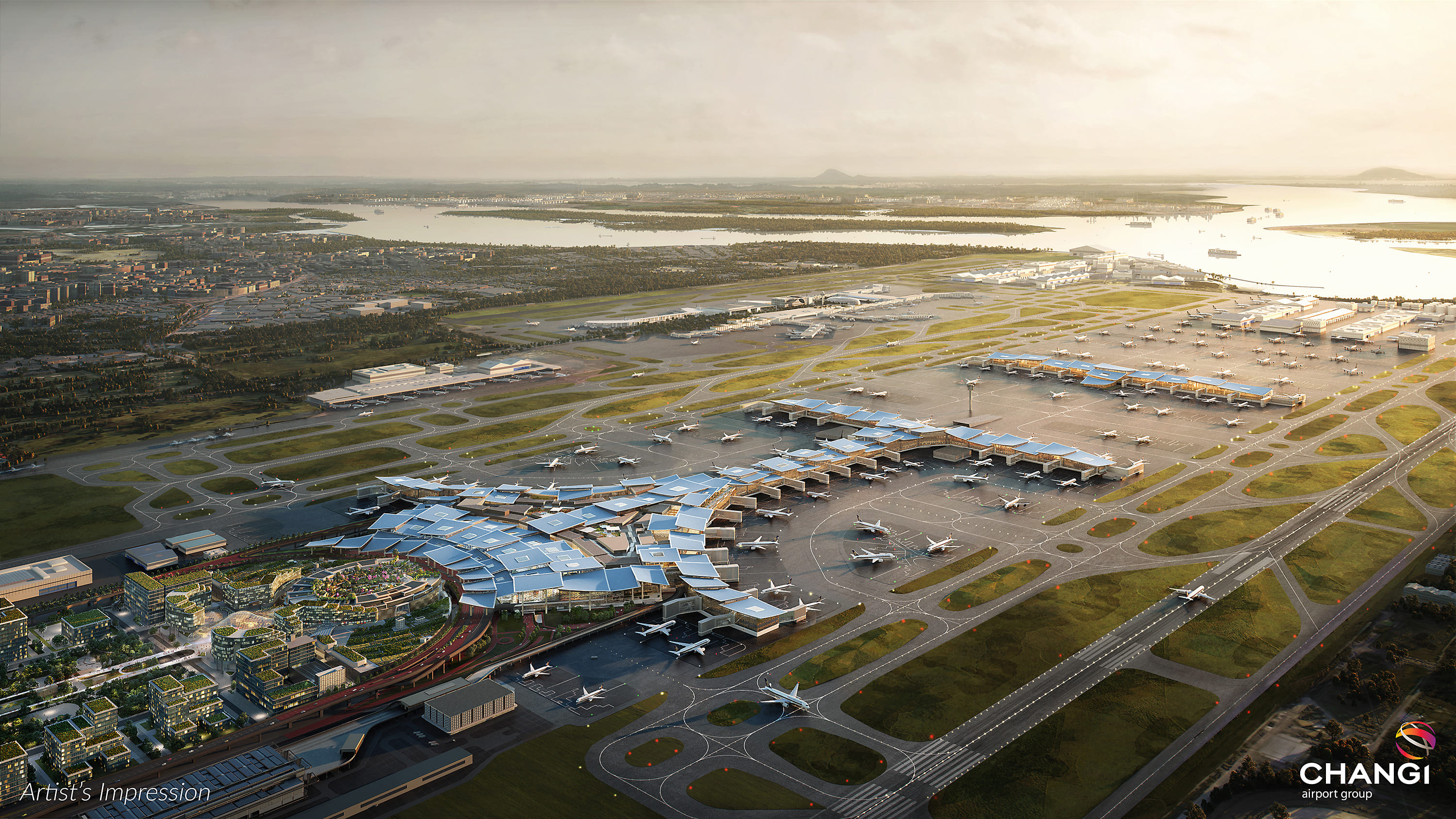 KPF and Heatherwick break ground on Singapore’s Changi Airport Terminal ...