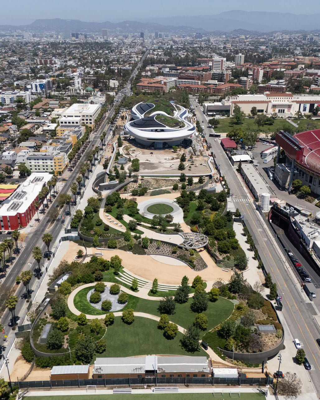 New construction photos reveal MAD's near-complete Lucas Museum of ...