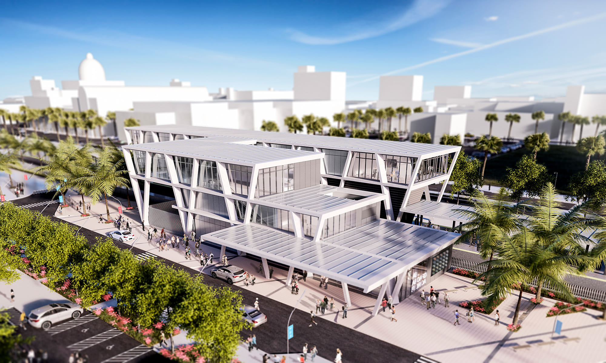 SOM completes three new Brightline Florida rail stations | News | Archinect