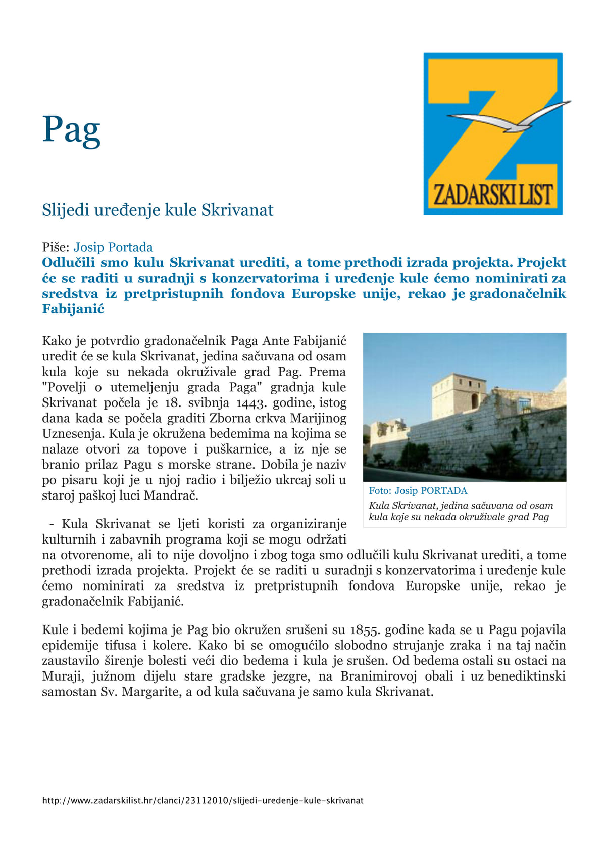 Zadarski list | Quixotic Architecture | Archinect