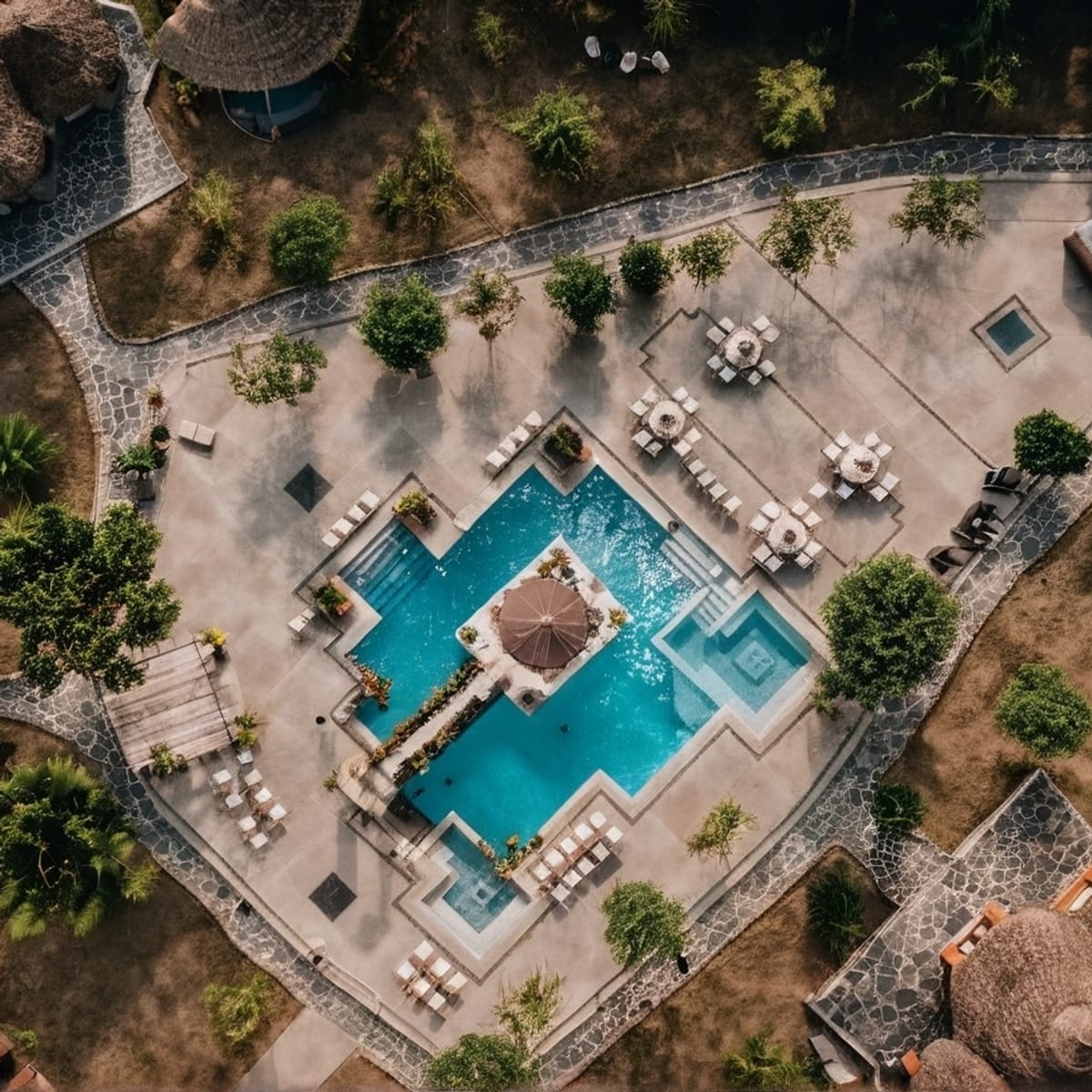 Swimming Pool at Gaj Retreat | Ashutosh Mukherjee | Archinect