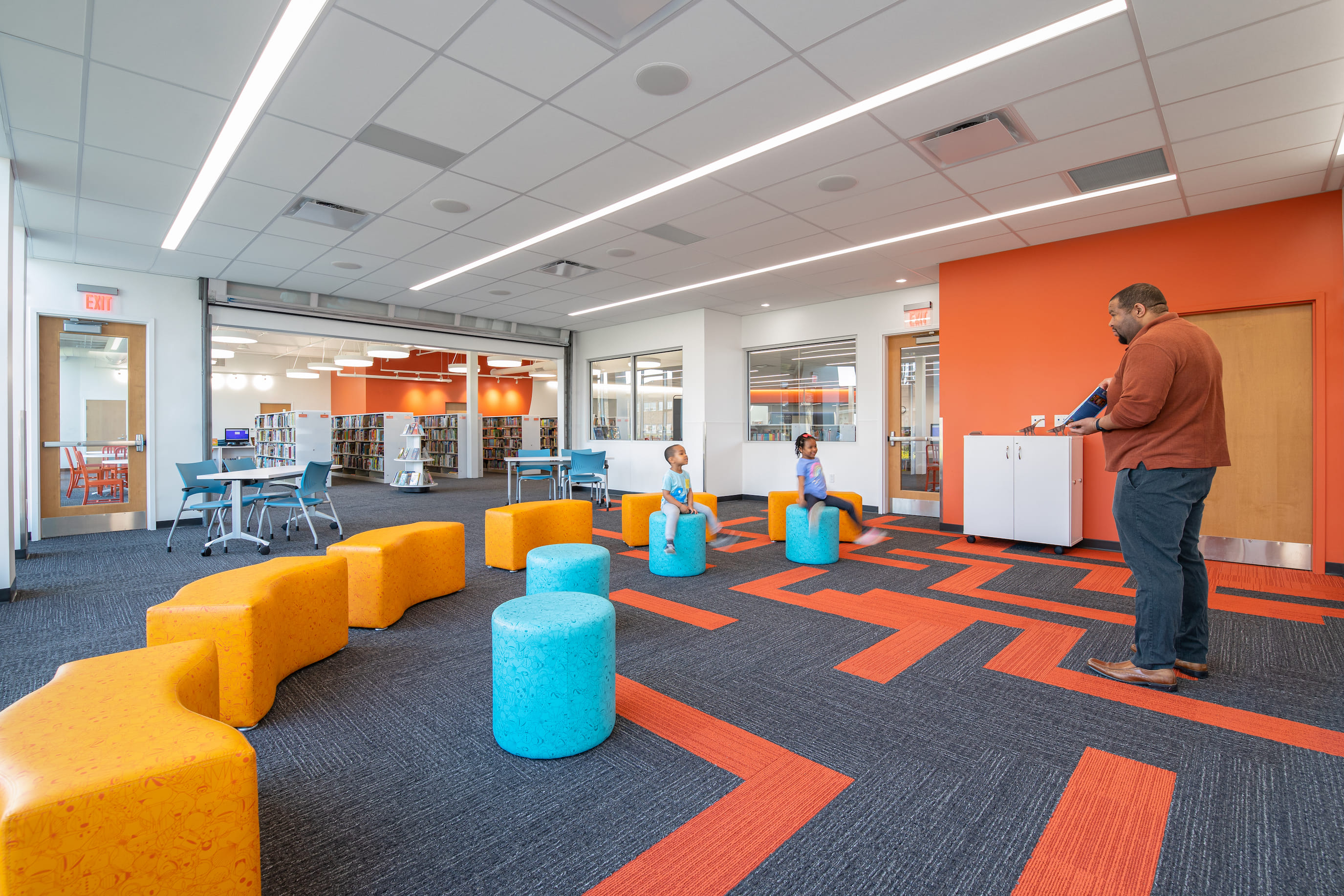 Columbus Metropolitan Library Karl Road Branch | Moody Nolan | Archinect