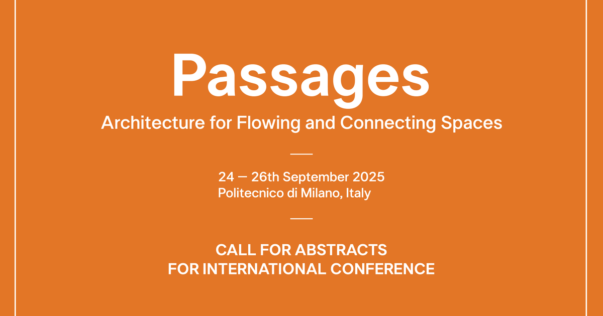 Passages. Architecture for Flowing and Connecting Spaces