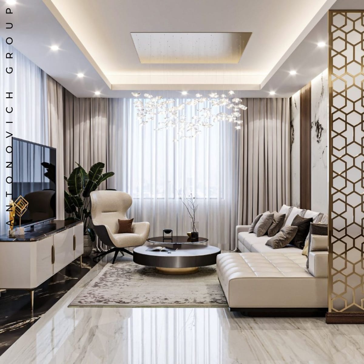 Luxury Apartment Interior and Fit-out Solution | Luxury Antonovich ...