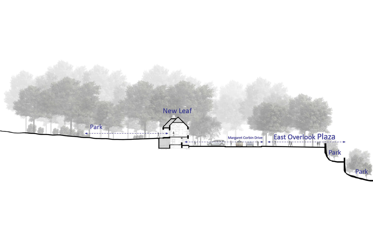 New Leaf | Fort Tryon Park | Stephen Moser Architect | Archinect