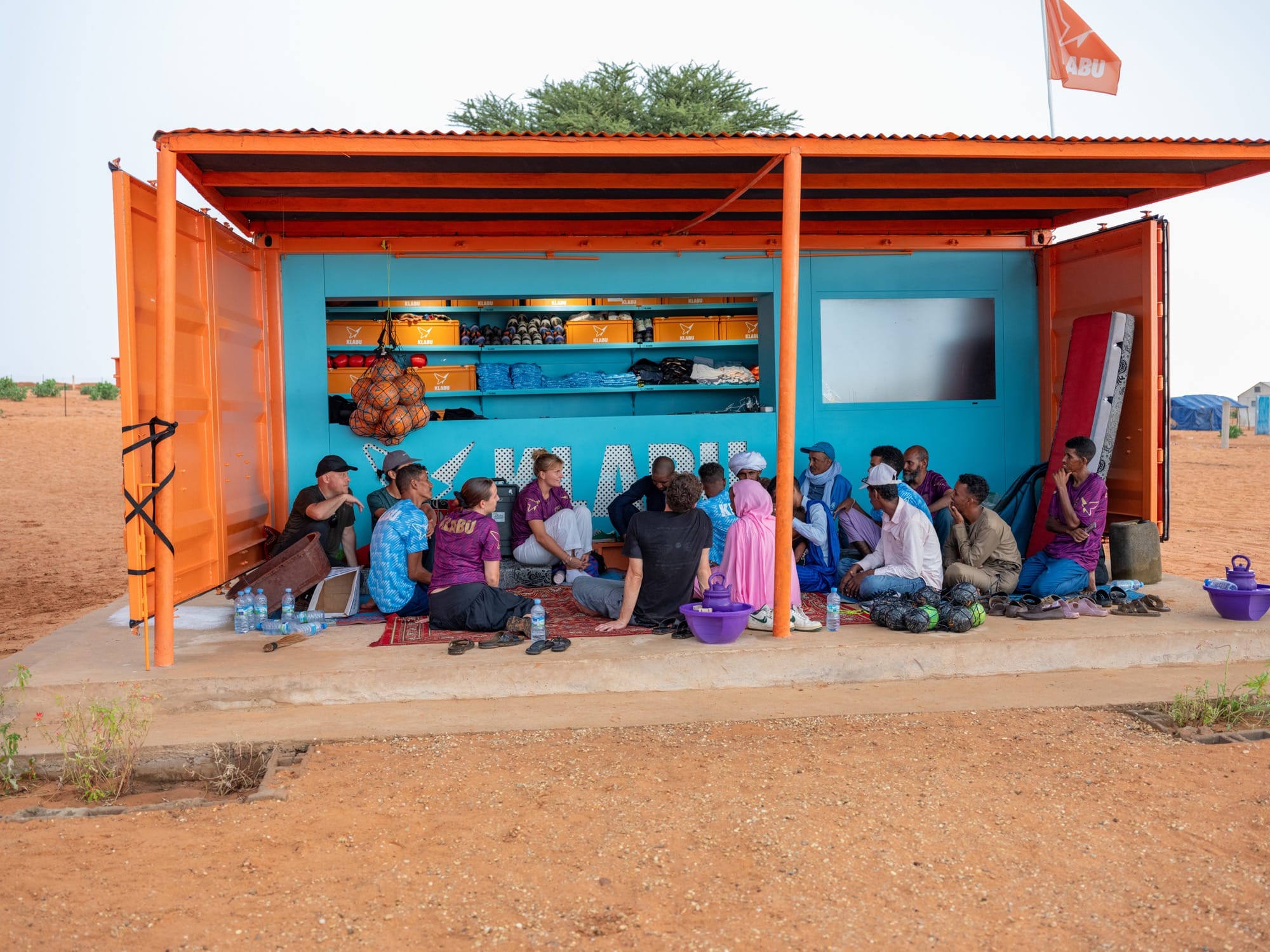 MVRDV and KLABU create modular sports center for refugee communities ...