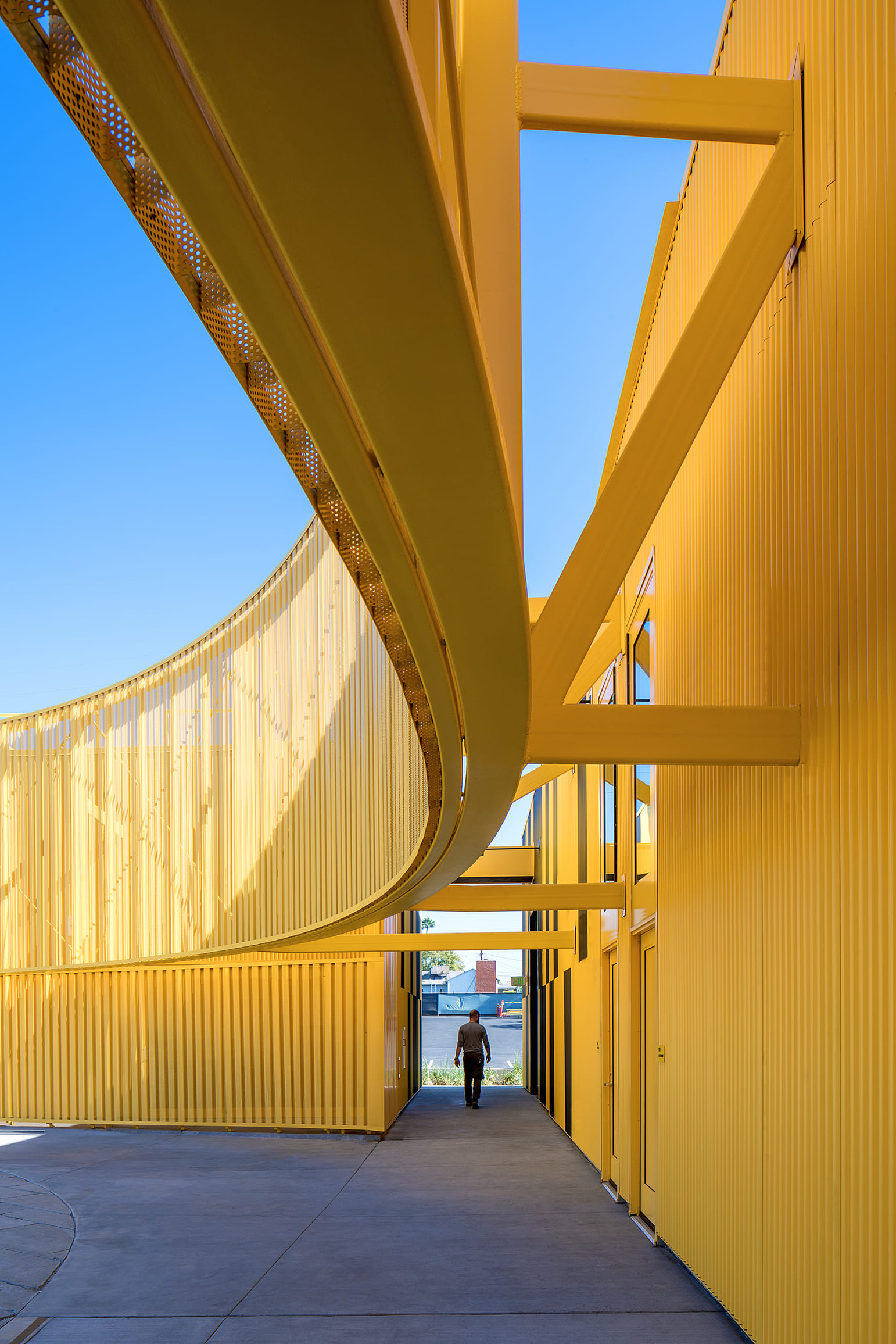 Brooks + Scarpa completes bright yellow campus building for South Los ...