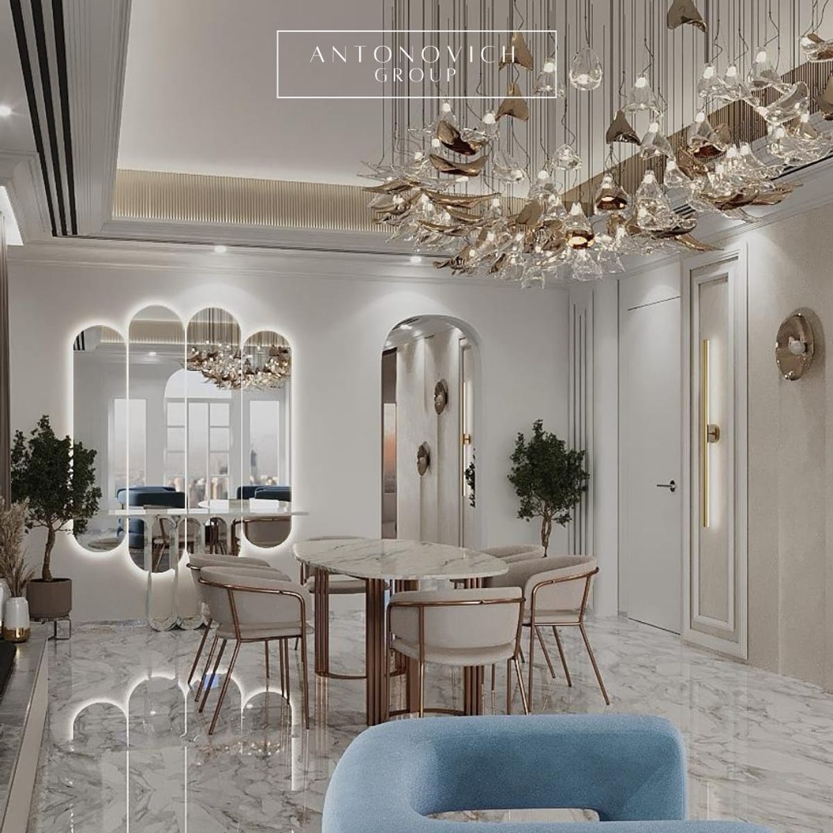 Top-notch interior Designer for Luxury Dining Room | Luxury Antonovich ...