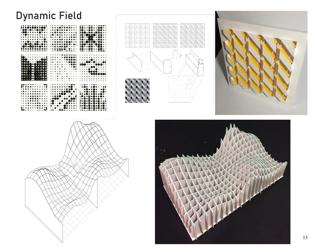 Boolean Cube & Dynamic Field | Ethan Work | Archinect