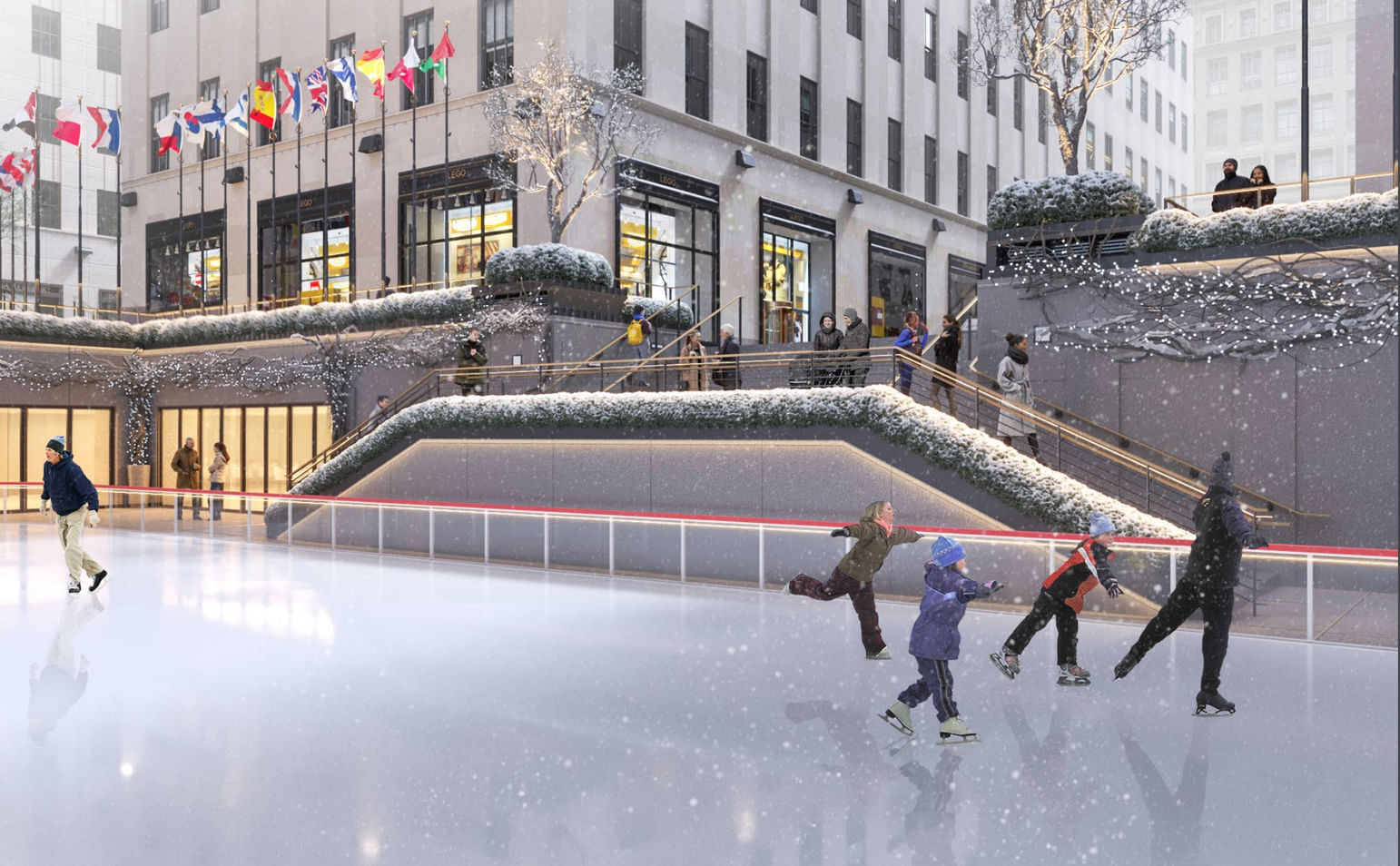 Rockefeller Center's sunken plaza could receive substantial renovations ...