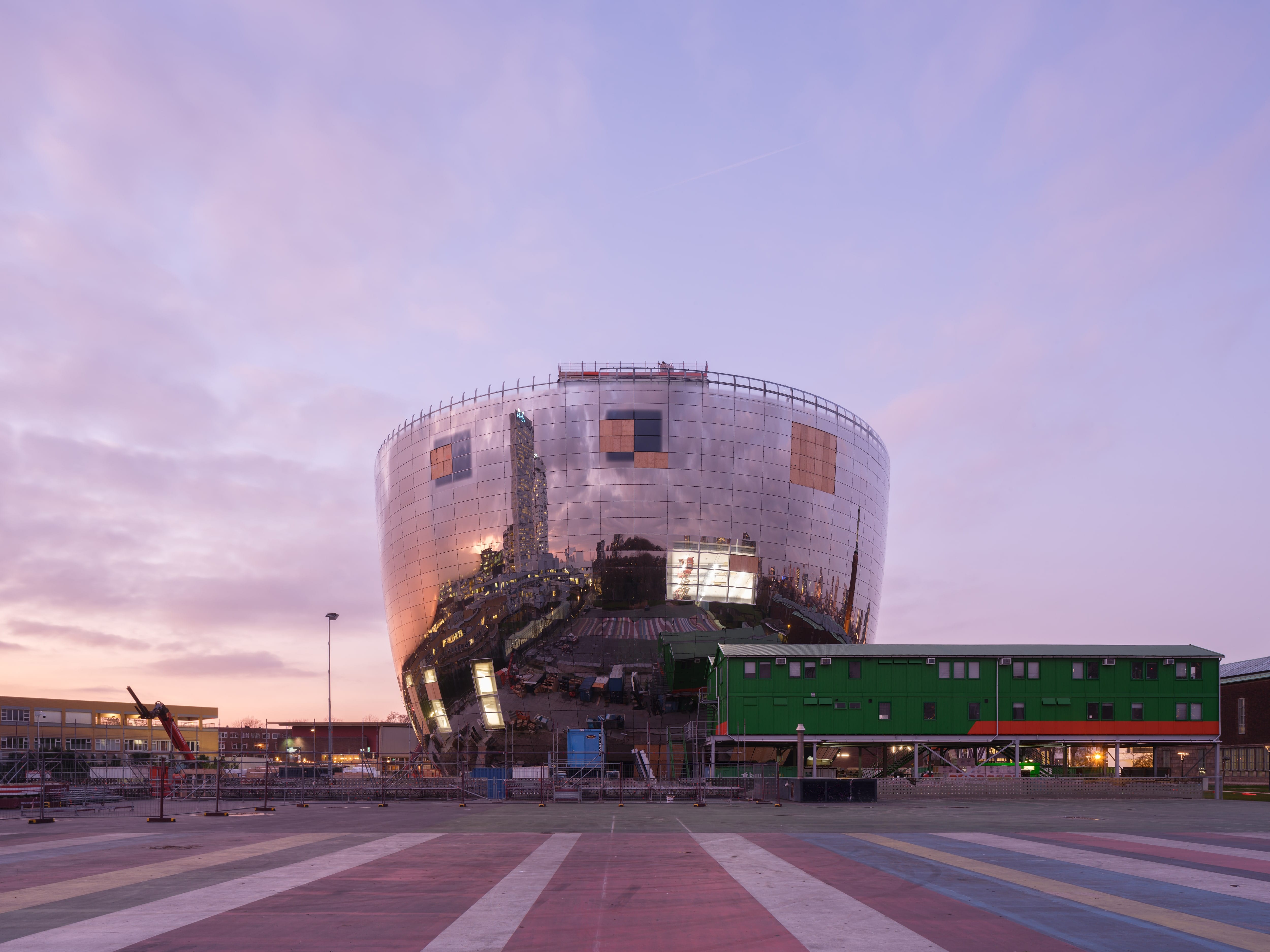 MVRDV completes mirror-clad art depot in Rotterdam | News | Archinect