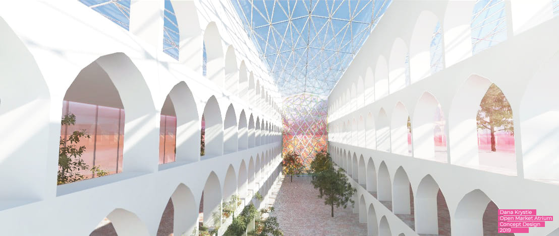 OPEN MARKET ATRIUM | CONCEPT DESIGN | Dana Krystle | Archinect