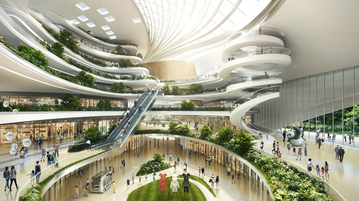 Aedas won the B07 plot design competition of Chengdu Jiaozi Park Business District | Aedas ...
