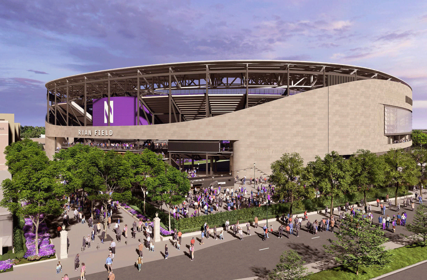 Northwestern University’s Ryan Field stadium breaks ground | News ...