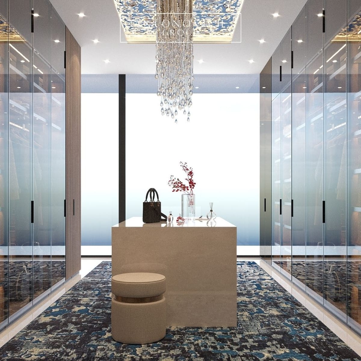 Mastery in Luxury Dressing Room Interior Design and Joinery Expertise ...