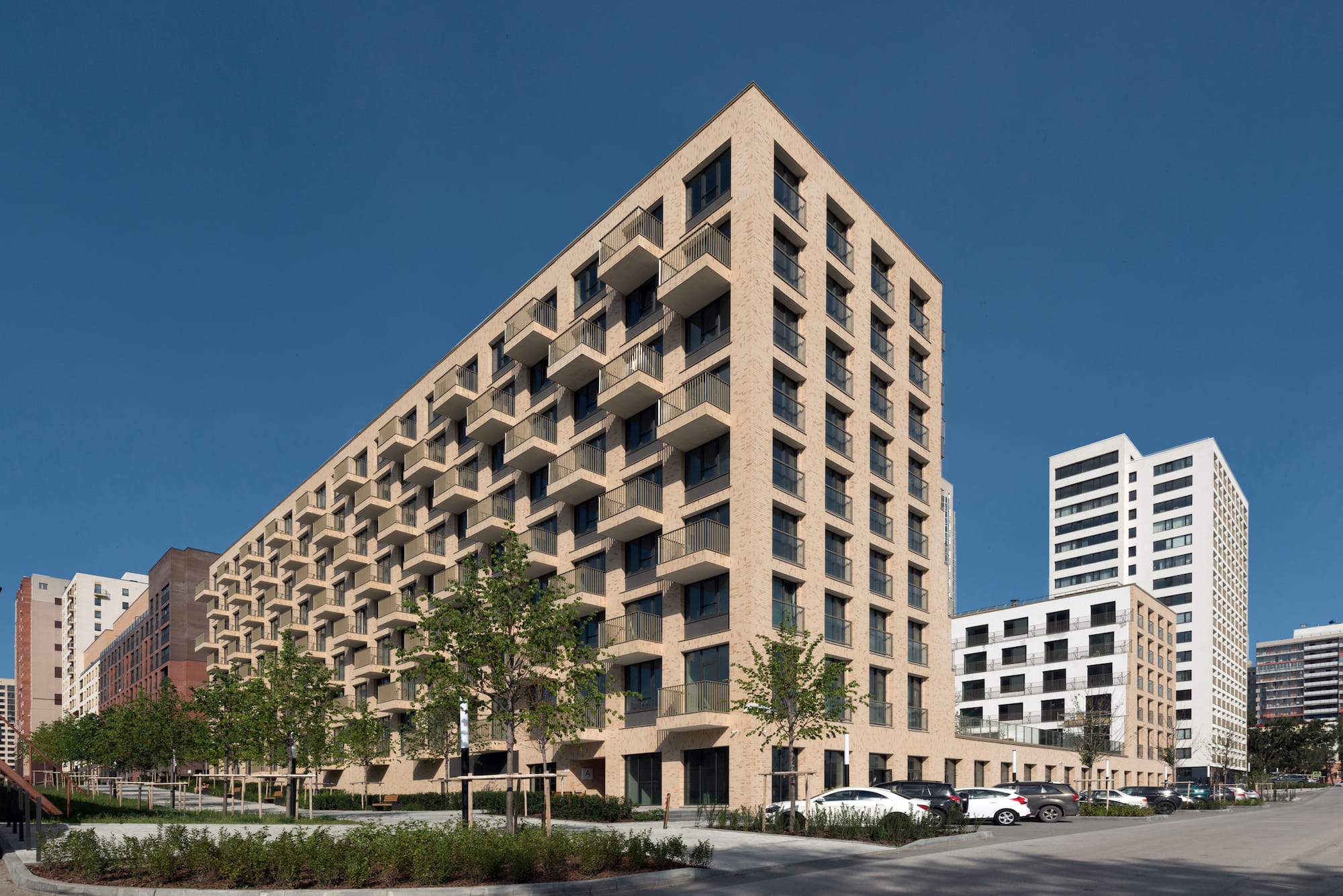 Tower and urban block in the centre of Novosibirsk | Brusnika Design ...