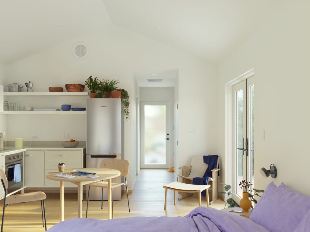 Airbnb co-founder's startup Samara unveils 'Backyard,' its first ADU model for California | News ...