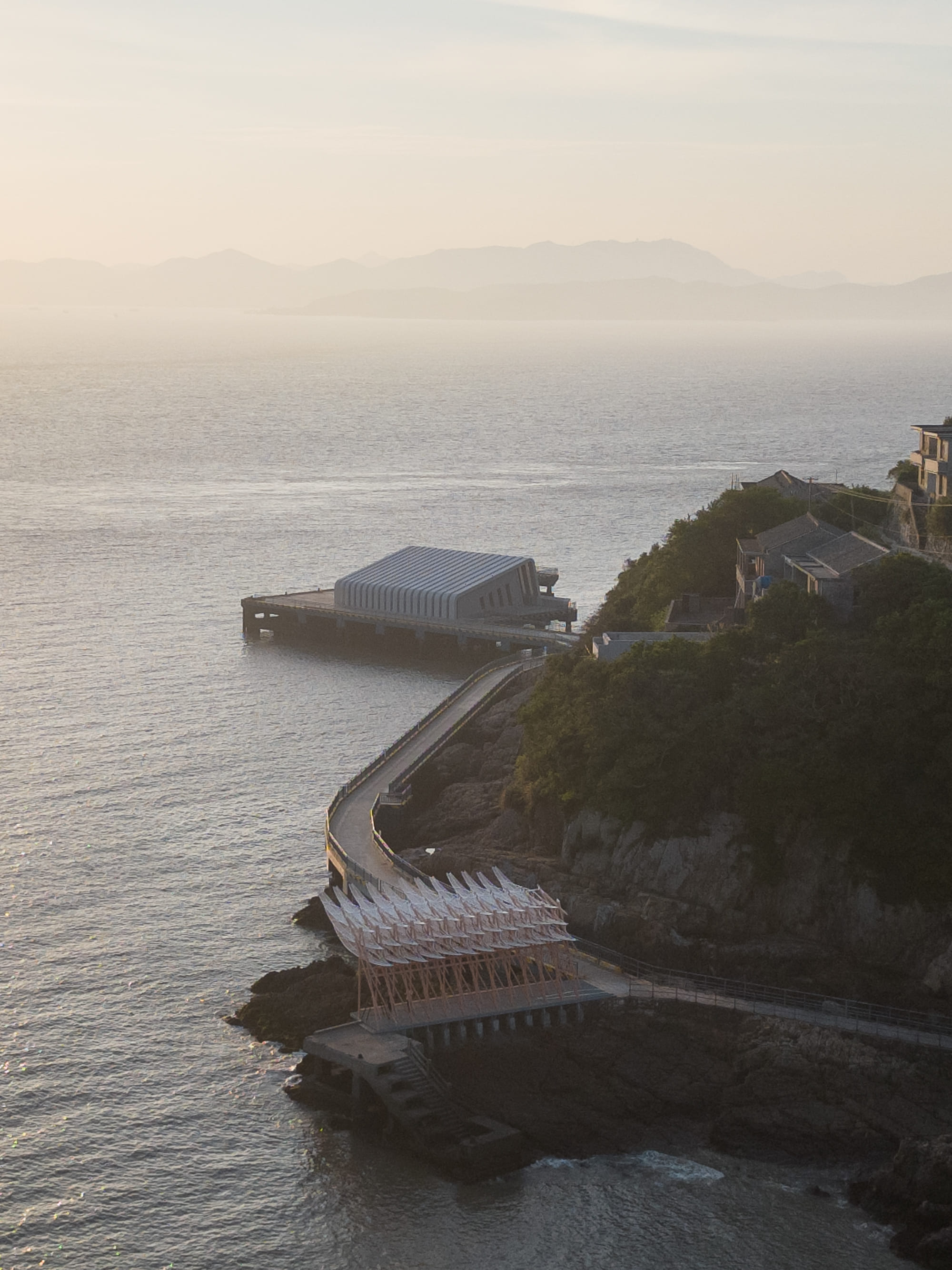 The Seaside Pavilion on Chaishan Island | GN Architects | Archinect