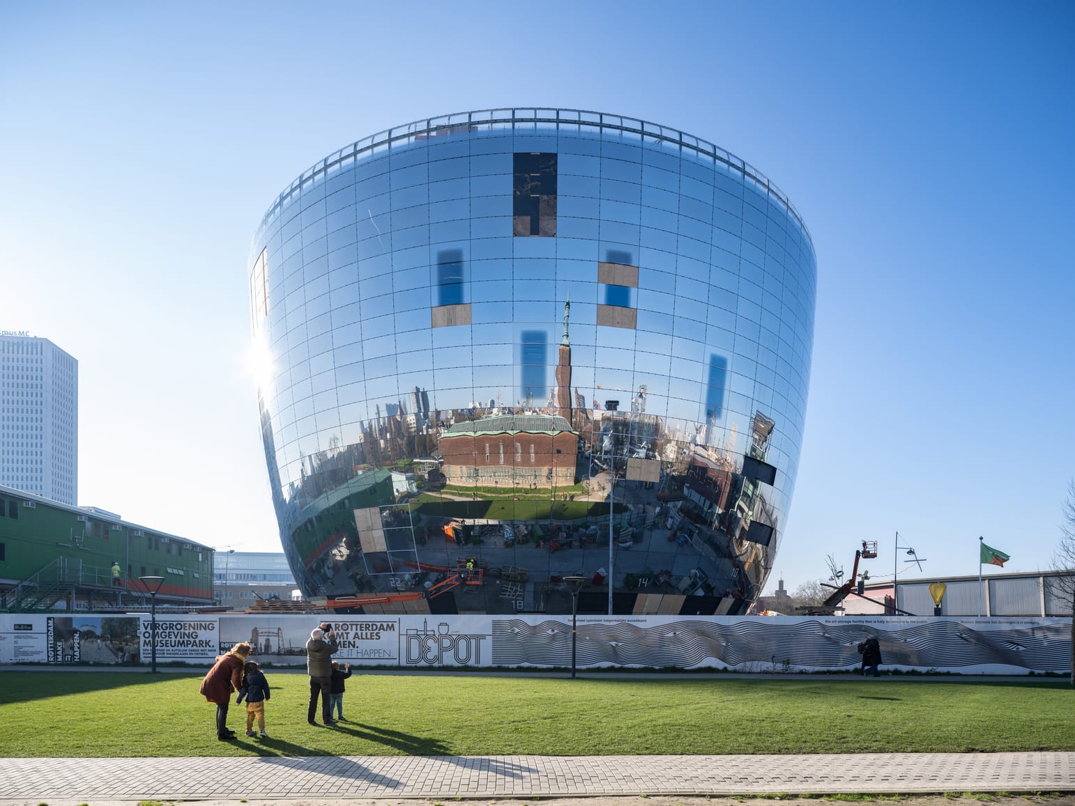 MVRDV completes mirror-clad art depot in Rotterdam | News | Archinect