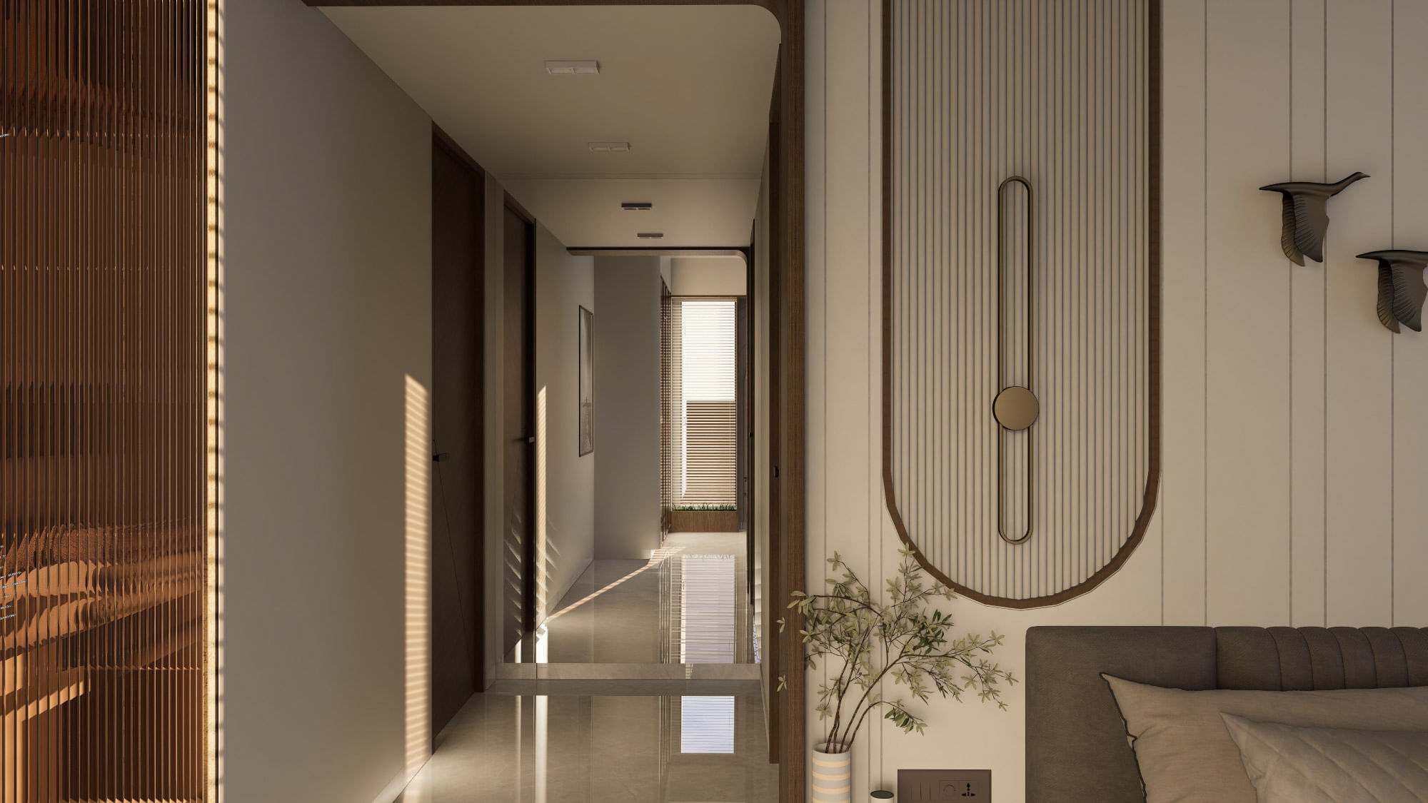 Ultimate Elegance – 4 BHK Interiors at Paarijat, Adani Shantigram ...