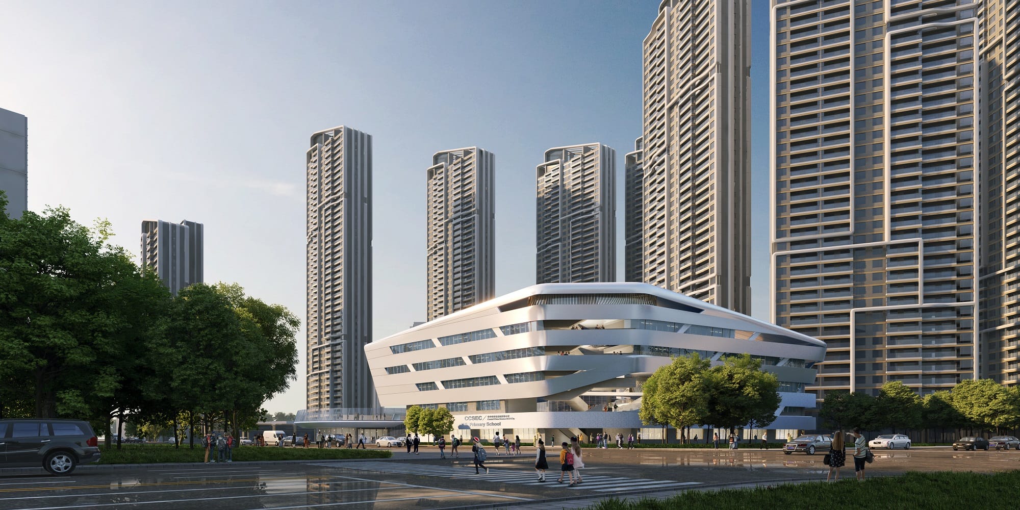 Aedas’ Wuhan Birthplace for Future Innovations | Aedas | Archinect