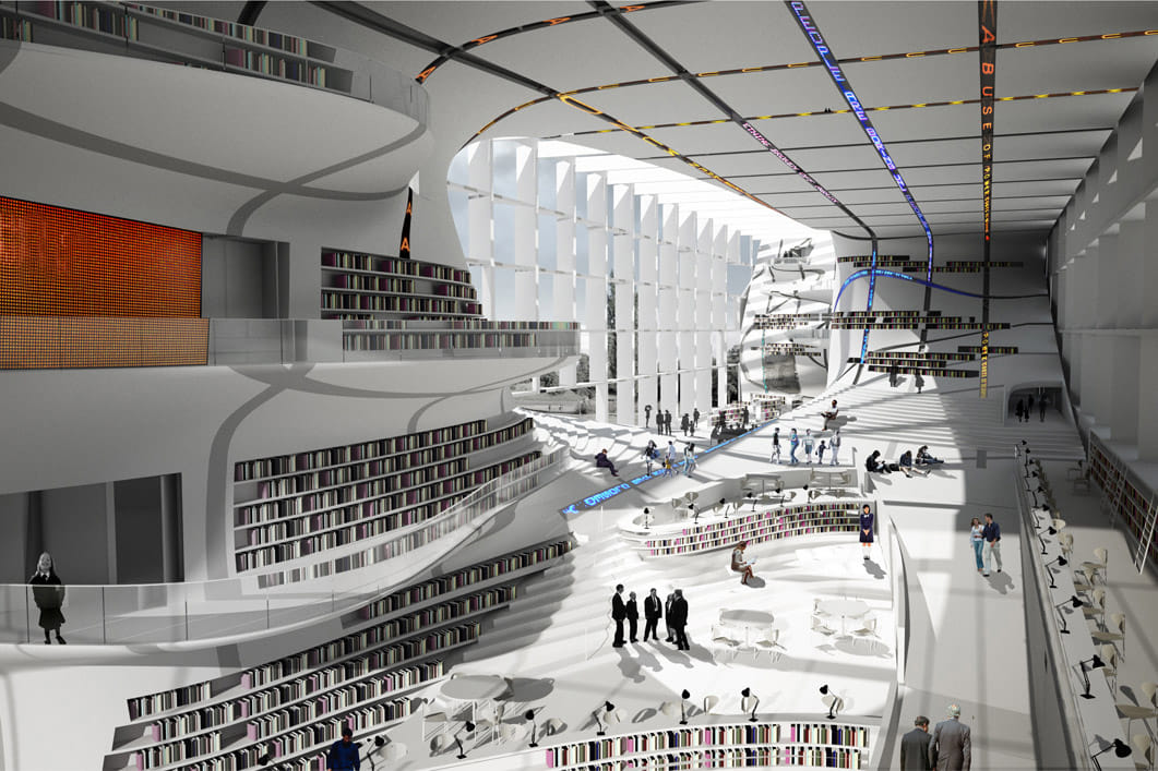 Helsinki Central Library Entry by Team HELLO WORLD! | News | Archinect