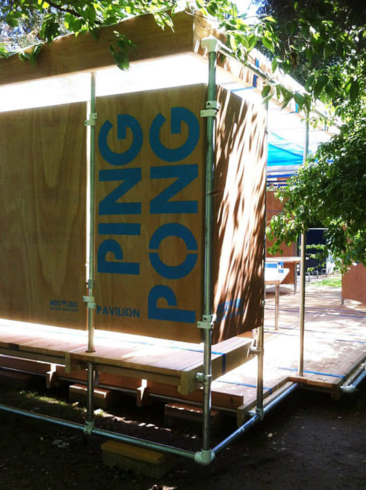 Playful Ping Pong Pavilion (Part of the London Festival of Architecture ...