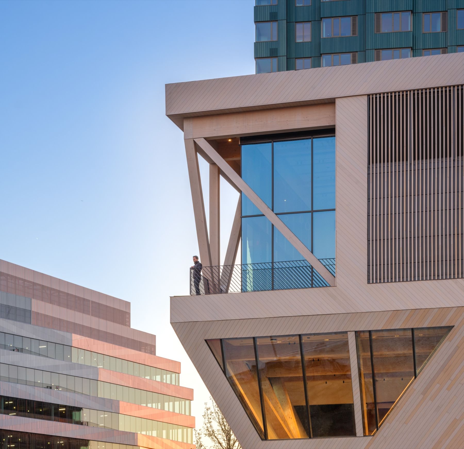 Studio Gang completes David Rubenstein Treehouse, Harvard’s first mass ...