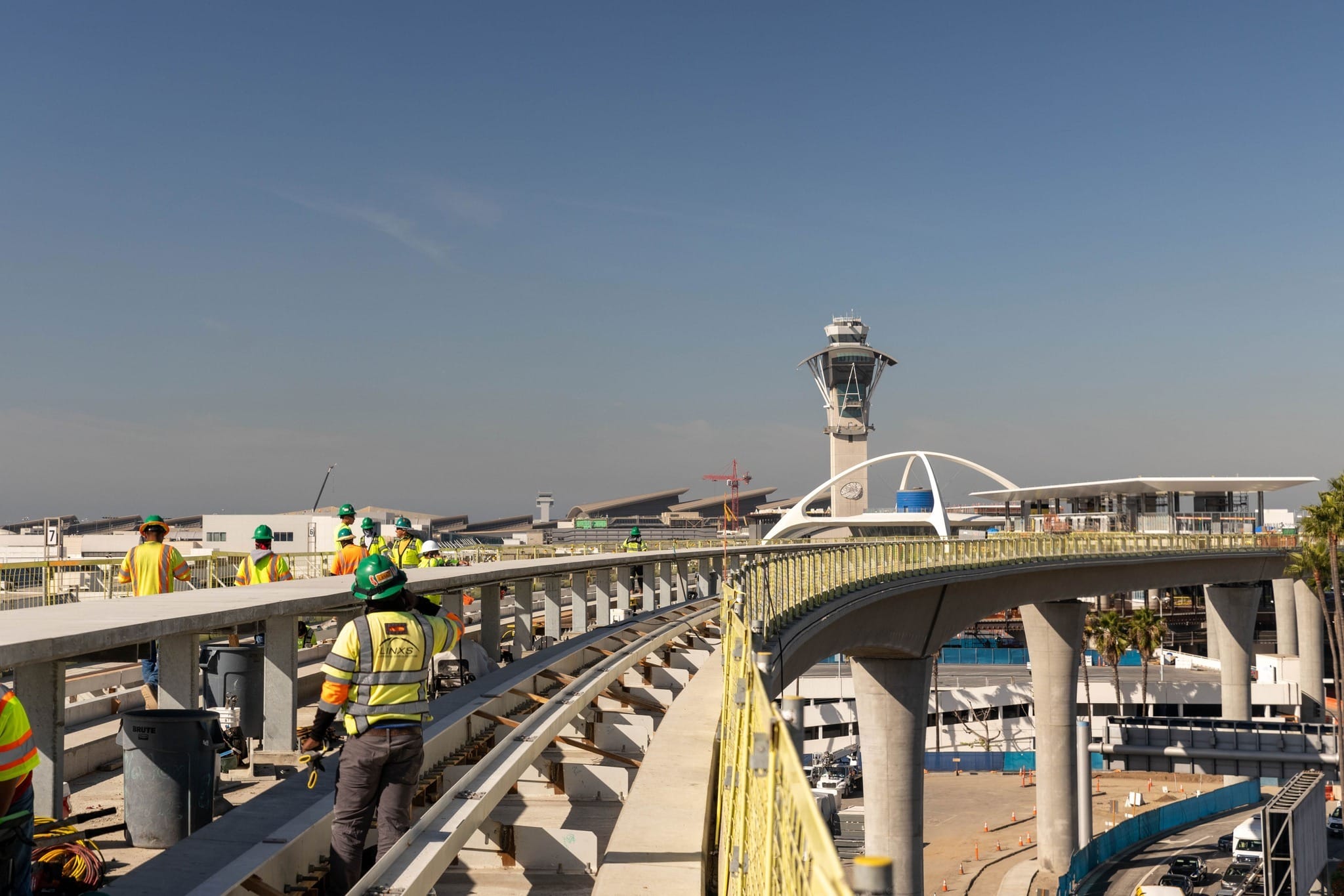 LAX's Automated People Mover reaches another construction milestone ...