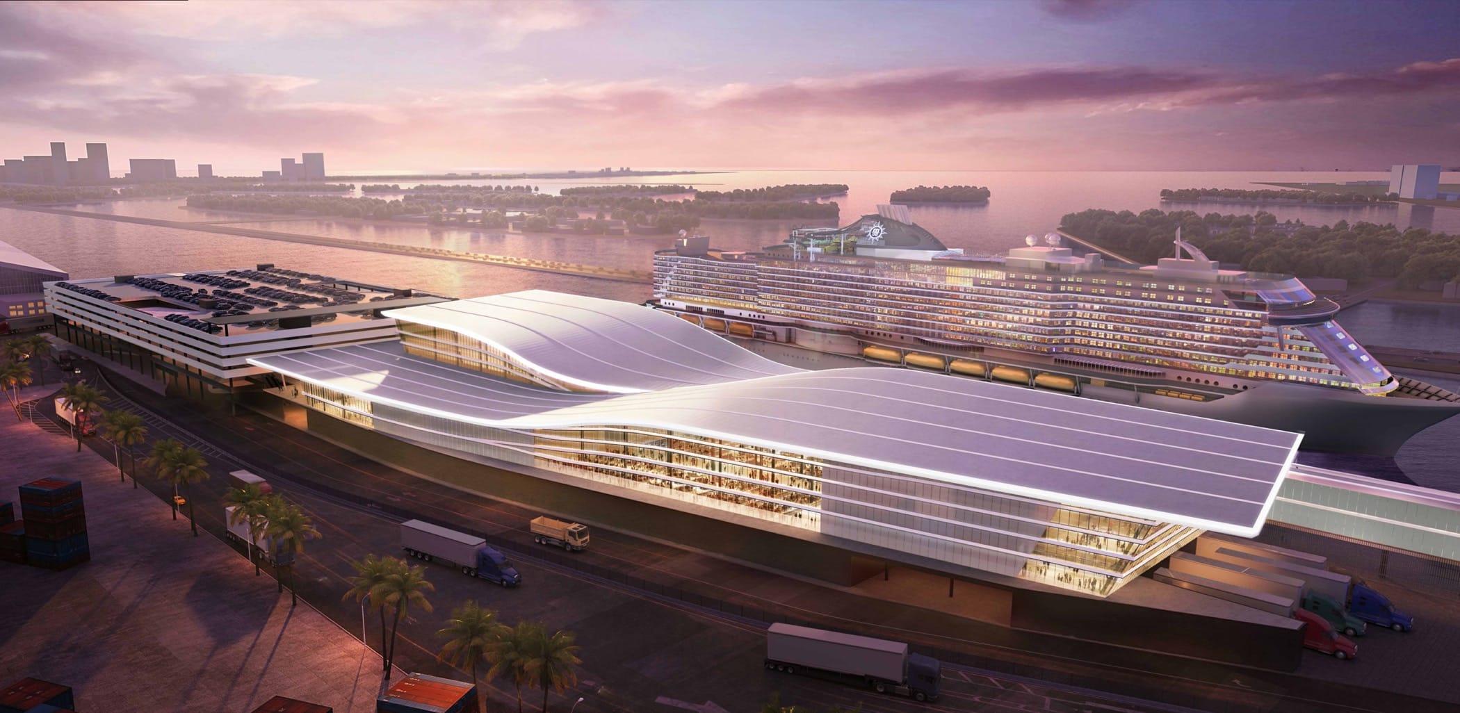 North America’s largest cruise terminal begins construction, designed ...