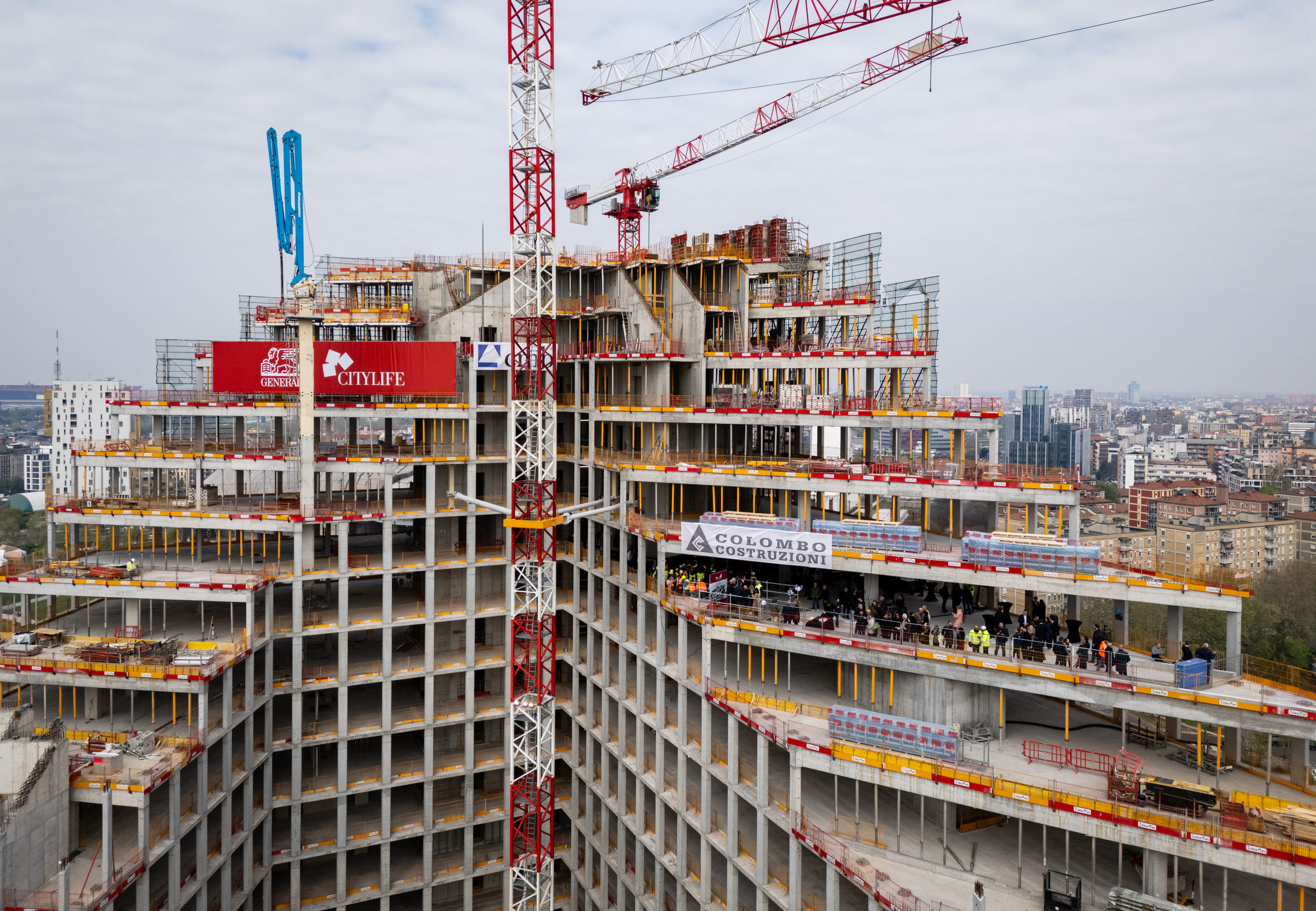 BIG's crowning CityWave project tops out in Milan | News | Archinect