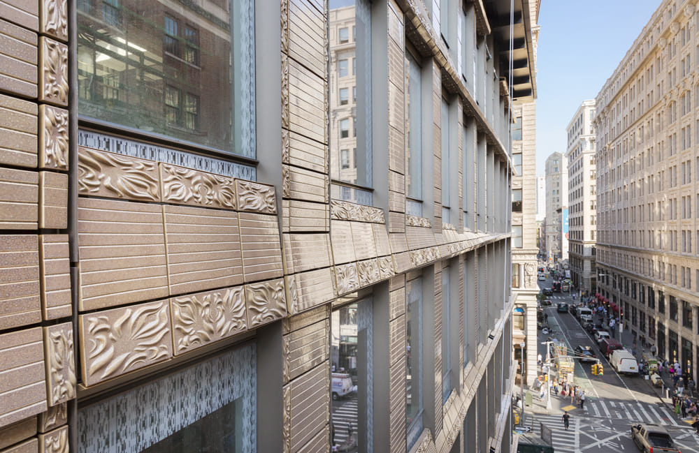Five terracotta and stone facades by BKSK: Your Next Employer? | News ...