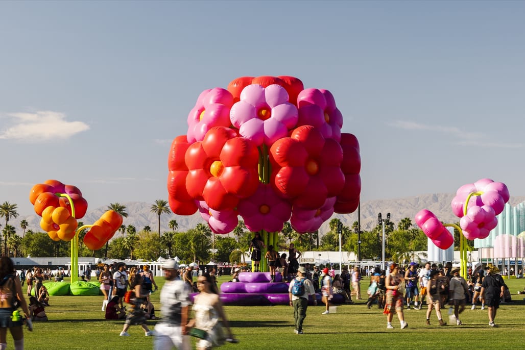 Coachella debuts 2025 art installations that ‘ripple, bloom, and ...