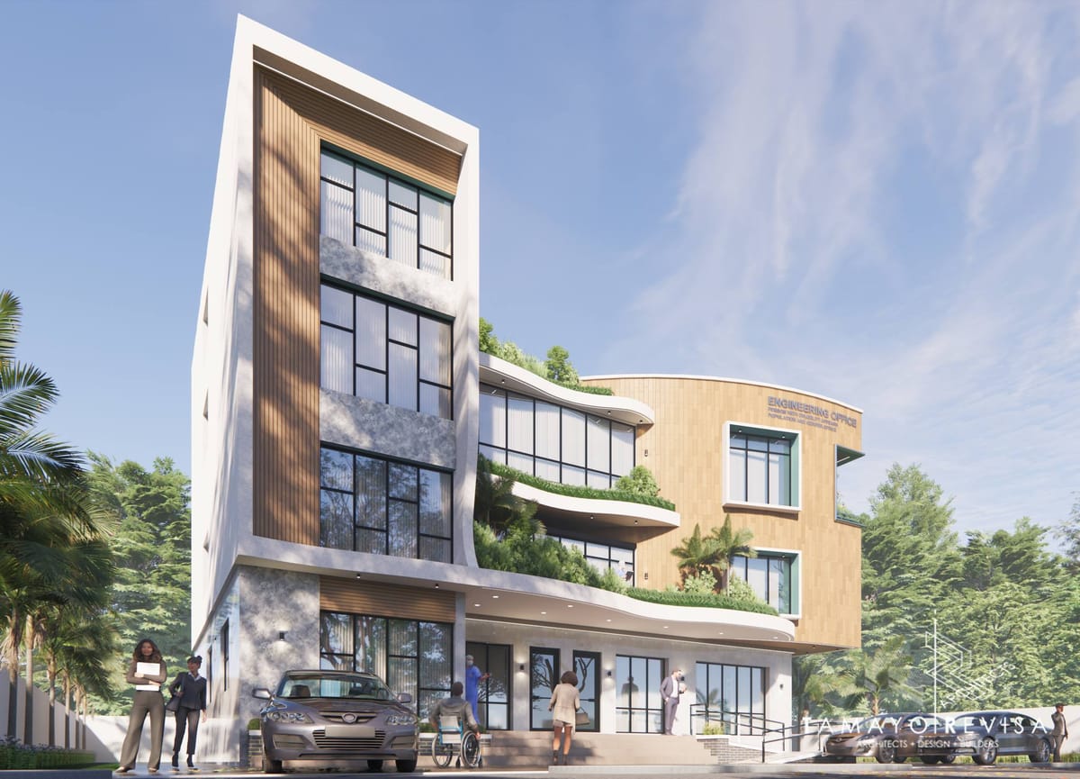 4 Storey Office Building Design | Tamayo.Revisa Architects | Archinect