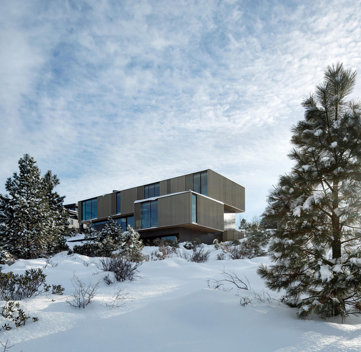 Tetherow Overlook House | Hacker Architects | Archinect