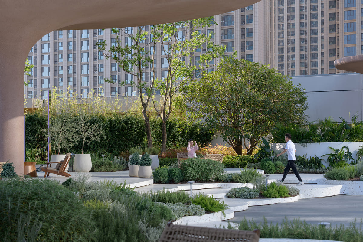 Hefei MixC Rooftop Renovation | FLO Landscape Design | Archinect