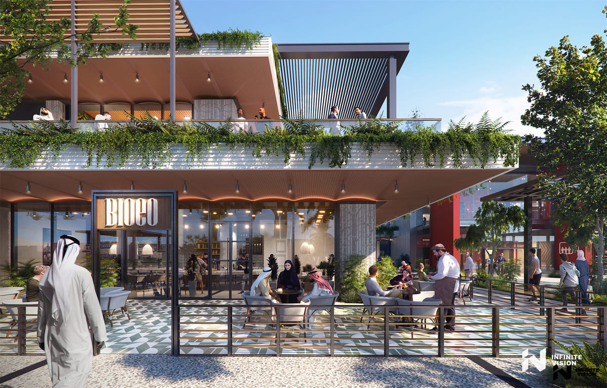 The Vive-Saudi Arabian Food Court | Shannon Liu | Archinect