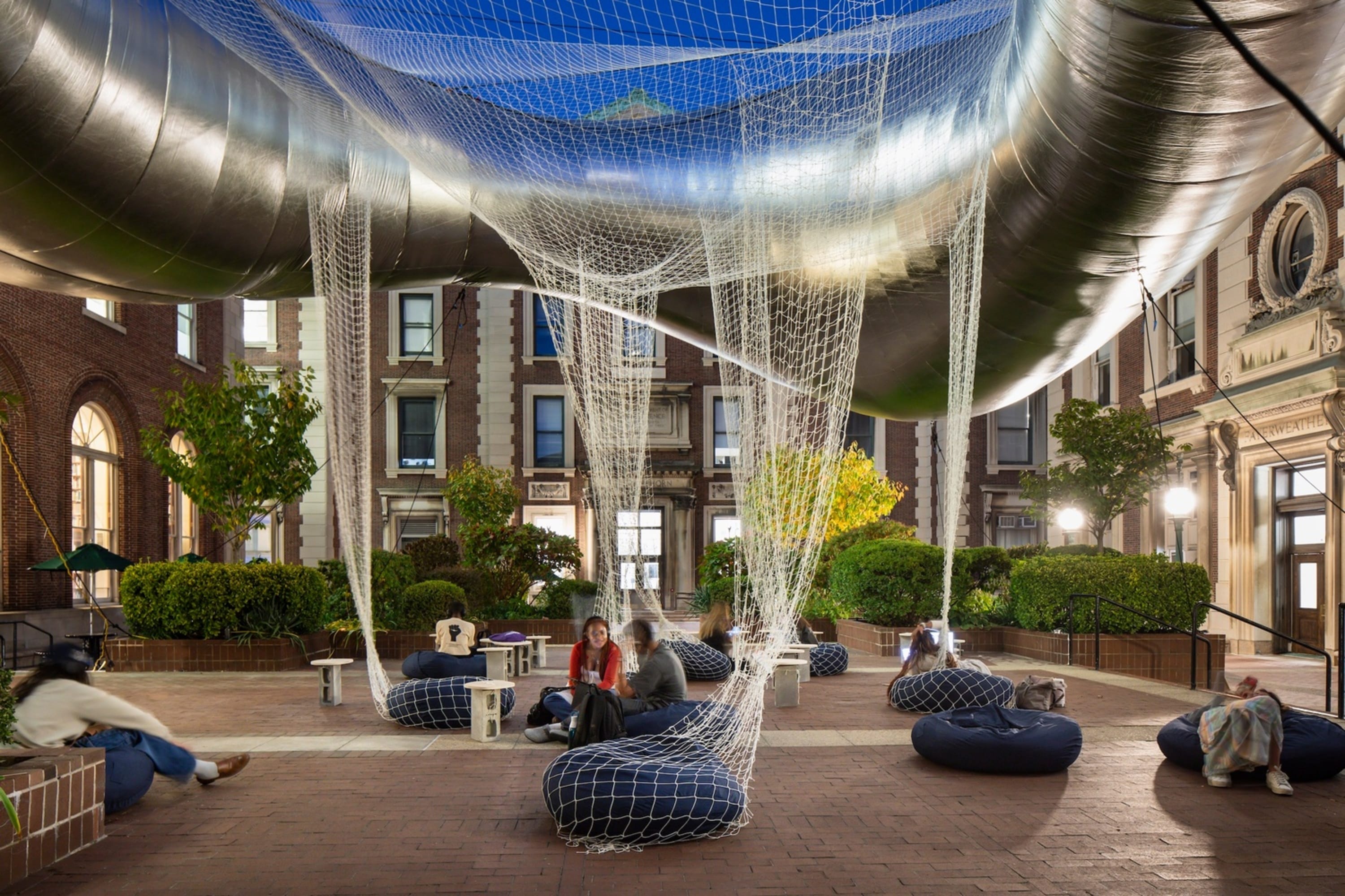 Columbia GSAPP's floating 'Cloud' installation seeks to unite a ...