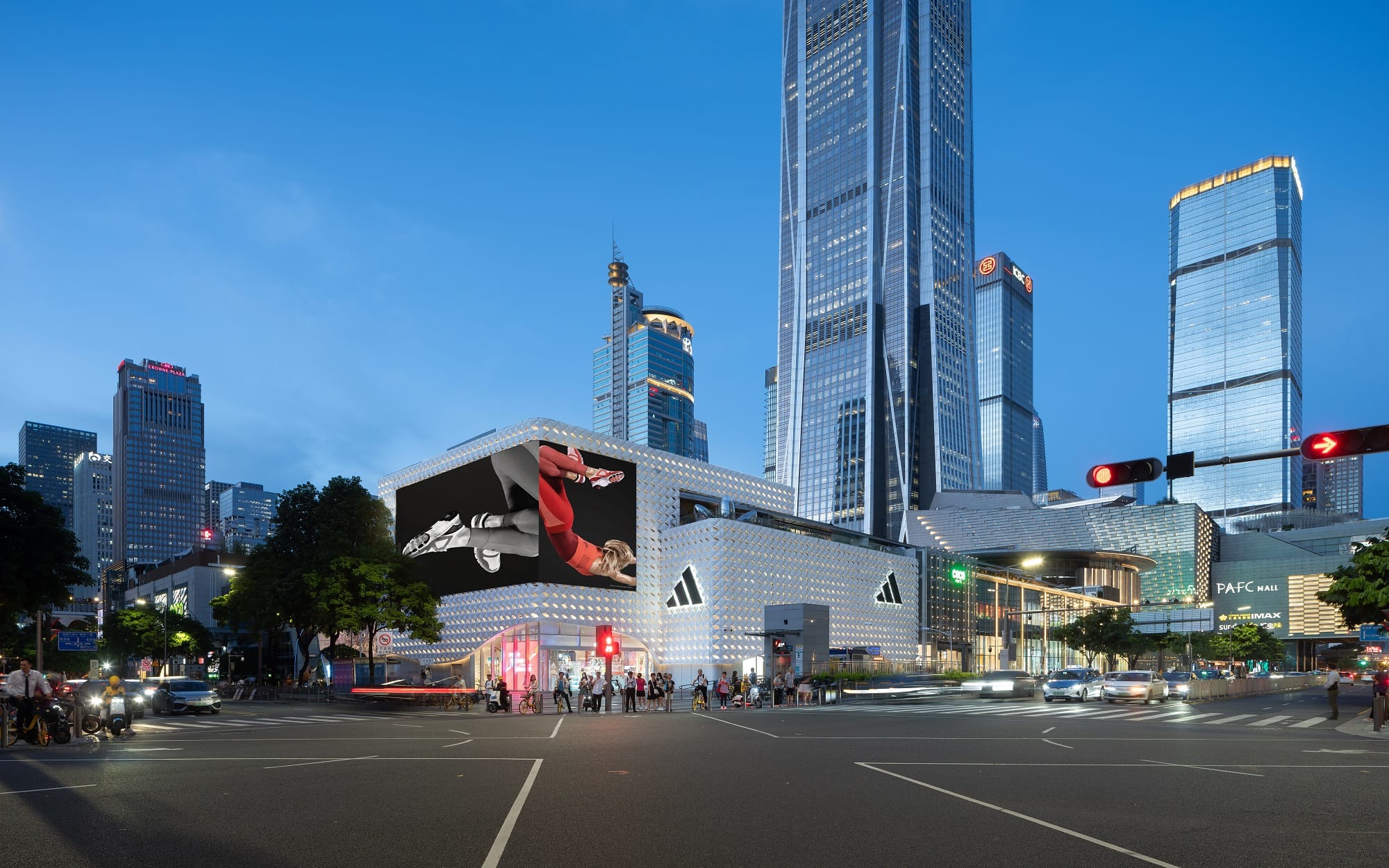 Revitalising the mixed commercial park in Futian CBD | Aedas | Archinect